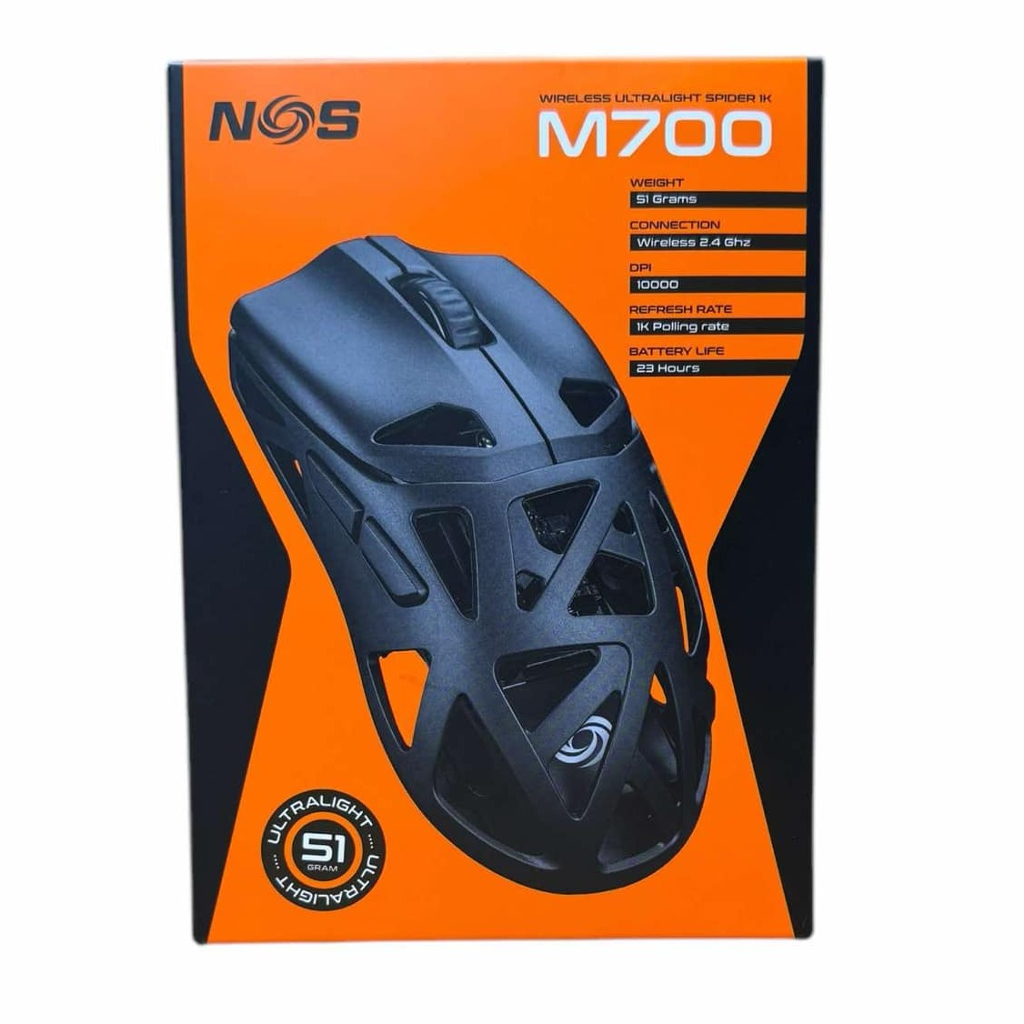 New NOS M700 Wireless Ultralight Spider 1K Gaming Mouse - Own4Less